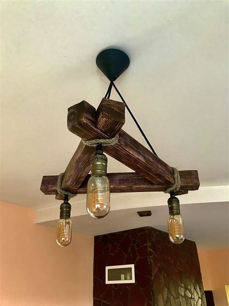Треугольная люстра | Rustic light fixtures, Ceiling light design, Diy ...
