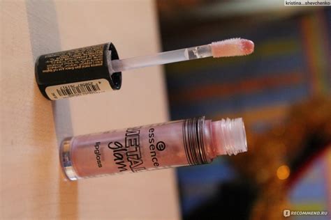 Блеск для губ Essence Metal Glam Lipgloss - «Розовый перламутр» | отзывы