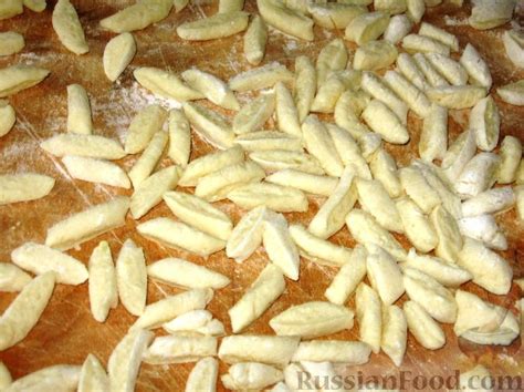 Рецепт: Творожно-картофельные галушки на RussianFood.com