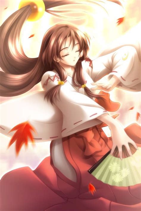 Miko in anime | Anime kimono, Anime japan, Anime