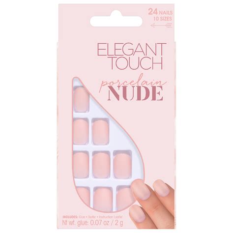 Elegant Touch Nude Collection Nails - Porcelain | Free Shipping ...