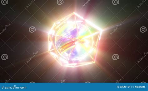 Shine 3d object stock illustration. Illustration of graphic - 295481511