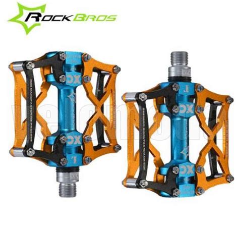 Купить Педали для велосипеда Rockbros 12V (Золото) в Минске