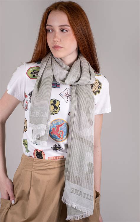 Шарф AERONAUTICA MILITARE SS 24 m/IT green camo (SH 1144), купить в ...