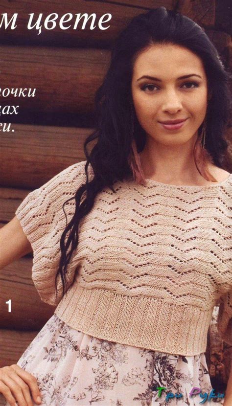 Короткая кофточка | Вязаный крючком топ, Короткие рукава, Платья
