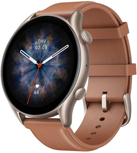 Смарт-часы Amazfit GTR 3 Pro Brown Leather (879510) – фото, отзывы ...