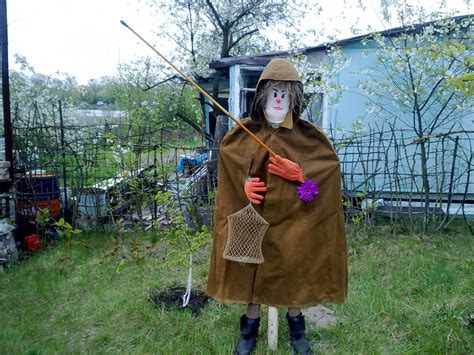 Огородное пугало своими руками: фото идеи дизайна