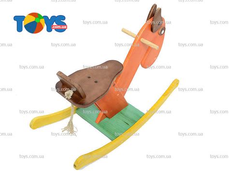 Деревянный конь-качалка - Деревянные игрушки в интернет-магазине Toys