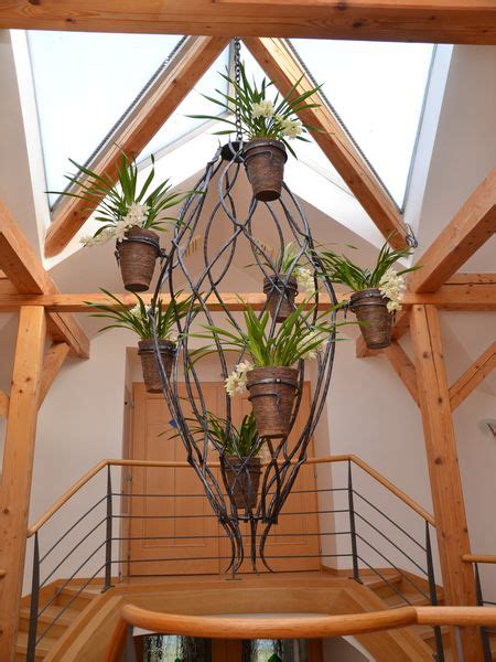 Kovaný závěs na orchideje - art.19 | Držáky na truhlíky a stojany na ...