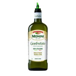 Huile d'olive vierge extra granfruttato MONINI, bouteille de 75cl ...