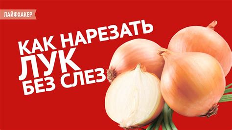 Как нарезать лук без слез - YouTube