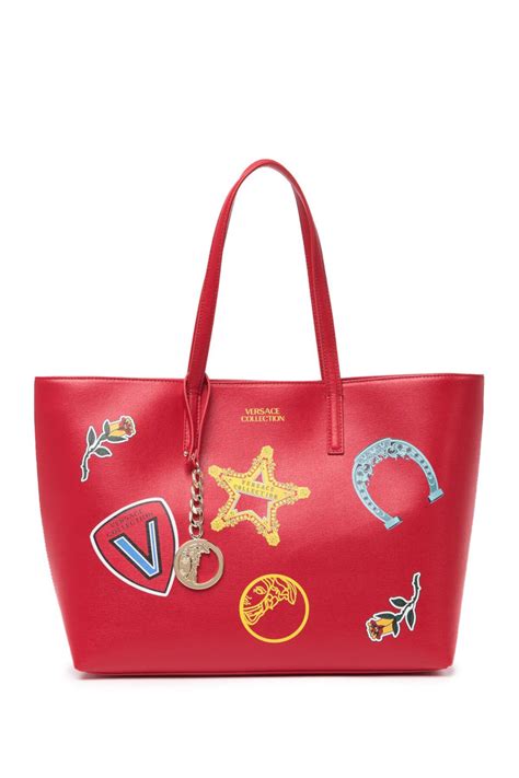 Купить Сумки тоут Сумка из сафьяновой кожи с рисунком Versace ...