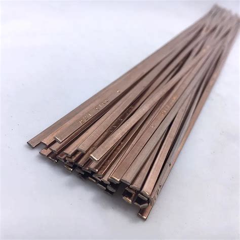 BCuP-2 медные стержни для пайки 3,2x1x400 мм 50 шт. для газовой пайки ...