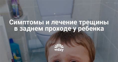 Трещина в заднем проходе у ребенка: чем лечить — www.wday.ru