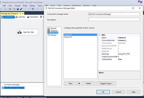 sql server - Add Special Charachter in SSIS Flat File Column Header - Stack Overflow