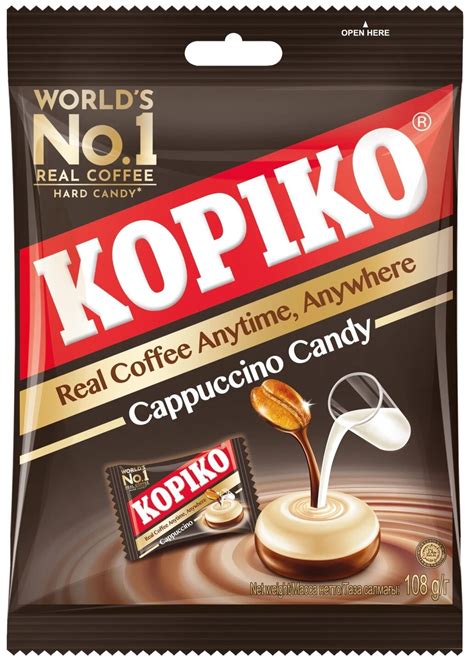 Леденцы KOPIKO CAPPUCCINO Candy / копико со вкусом капучино 108 г ...
