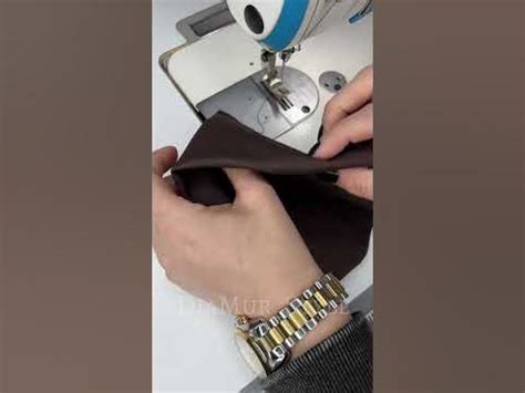 Как шить манжету с отверстием для большого пальца #бизнес #мода # ...