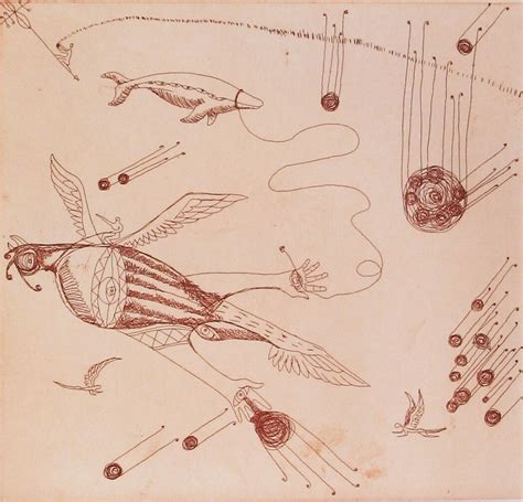 PRINT RB-15 BirdSepia - Bird (sepia), 2010 etching
