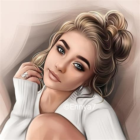 Портрет девушки | Logo illustration, Illustration art, Portrait