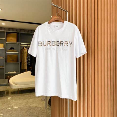 Футболка Burberry, размер 56, цвет белый, хлопок 100% - купить по ...