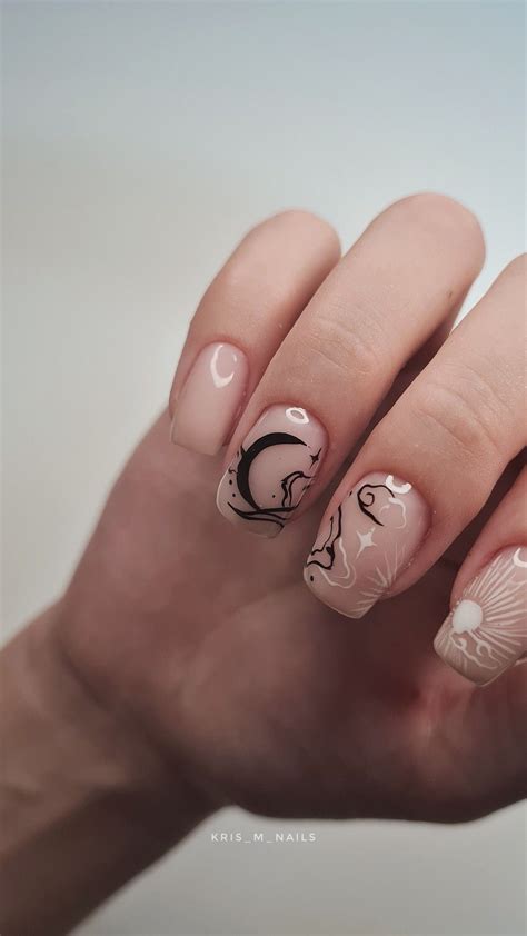 Простая роспись ногтей | Kawaii nails, Bling nails, Nails