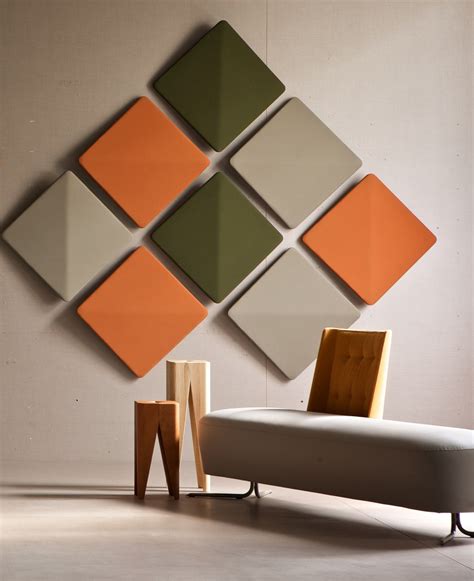 Mineral fibre decorative acoustical panels KITE WALL by ESTEL GROUP ...