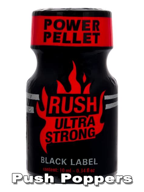 Rush Ultra Strong - Black Label | Small (10ml) | Poppers-Shop.it