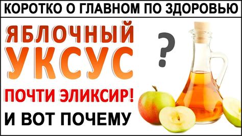 Чем полезен ЯБЛОЧНЫЙ УКСУС? Можно ли пить ЯБЛОЧНЫЙ УКСУС каждый день и ...