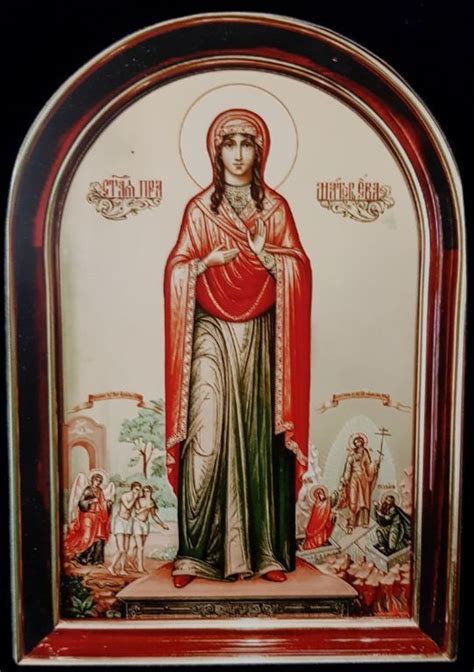 Икона святая Ева на дереве на левкасе (13 см) - купить по низким ценам ...