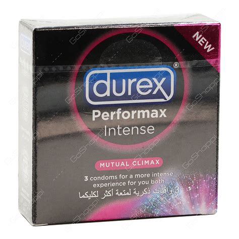 Durex Performax Intense Mutual Climax Condoms 3 pcs - Buy Online