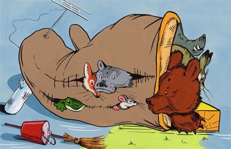 Любимые сказки: Рукавичка. Украинская народная сказка с картинками