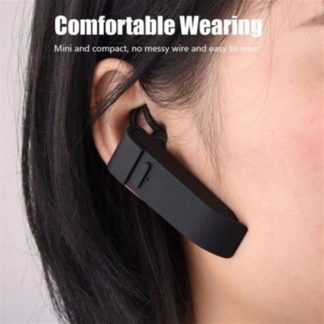 Мини-наушники переводчик PeiKo World Smart Bluetooth (Черный)