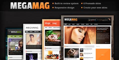 MEGAMAG - Ein responsives Blog / Magazin Style Layout - Agentur zweigelb