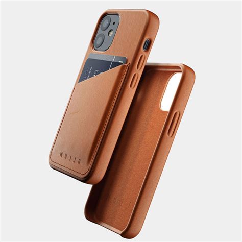 Кожаный чехол MUJJO Full Leather Wallet Case Monaco Blue для iPhone 12 ...