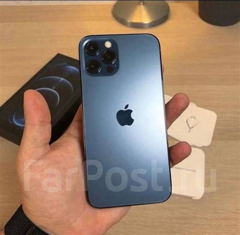 iPhone 12 Pro Max 256Gb, 6.70", моноблок, синий, 5G, Защищенный, NFC ...