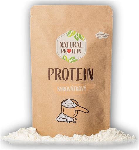 NaturalProtein Syrovátkový protein 350 g bez příchuti od 199 Kč - Zbozi.cz