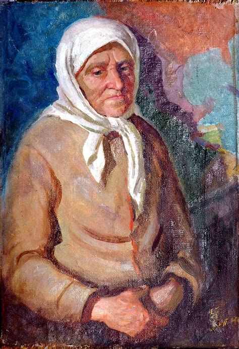 Портрет бабушки. Картины Пятницкого Portrait Art, Painting, Painting ...