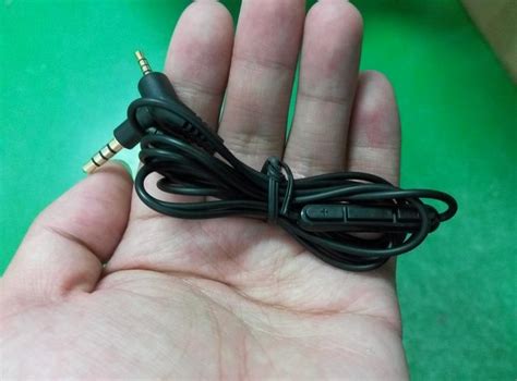 Купить Новый кабель наушников замена с mic аудио стерео регулятор ...