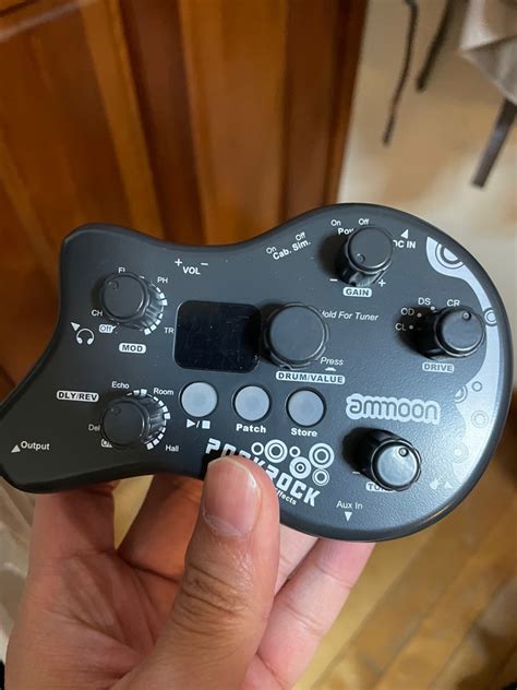 Ammoon Pockrock Multi effects pedal, Hobbies & Toys, Music & Media ...
