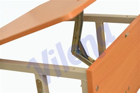 Парта школьная 2-местная, регулировка высоты, углы закруглены, наклон ...