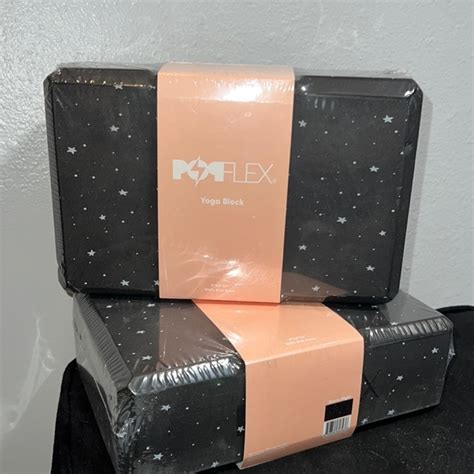 POPFLEX | Accessories | Popflex Black Starry Night Yoga Blocks 2 Eva ...