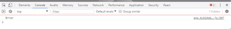 Chrome Dev Tools is hiding errors and can't figure out where to turn ...