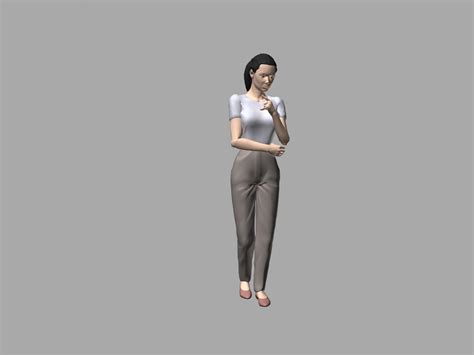 3D модель человек