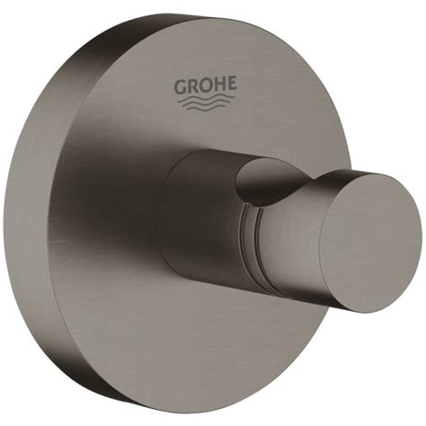 Grohe Essentials håndklædekrog børstet graphite| BilligVVS
