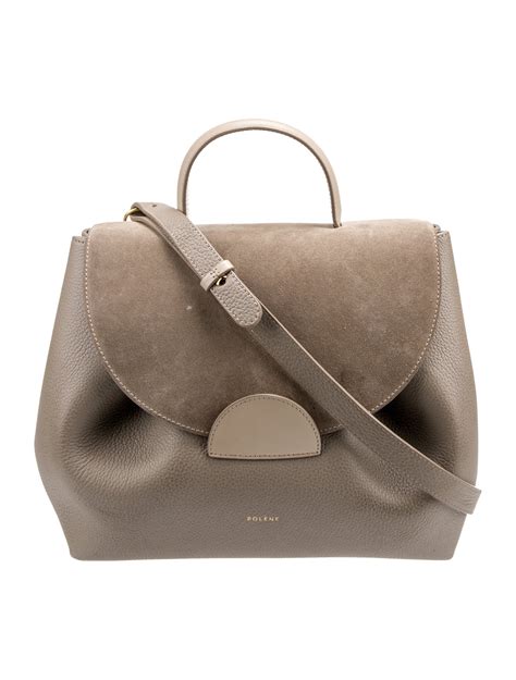 Polène Leather Handle Bag - Black Handle Bags, Handbags - WPLNE21544 ...