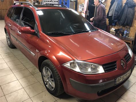 Тонировка Меган 2 — Renault Megane II, 1,6 л., 2004 года | стайлинг ...