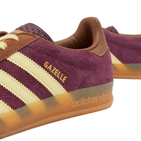 Adidas Gazelle Indoor Maroon,Almost Yellow & Preloved Brown | END. (HK)