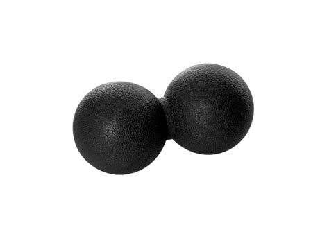 Массажный мячик Amber арахис Duoball 12x6 см черный – фото, отзывы ...