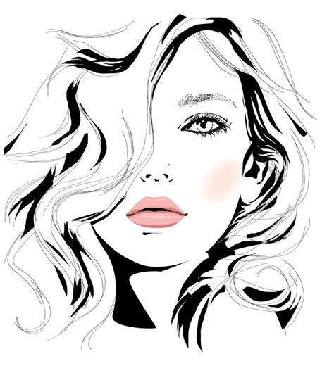 Girl Vector Illustration by Anna Stroumpou Fashion Sketches, Art ...