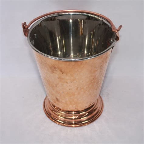 Steel Copper Bucket Balti 1,006g(Pack of 2) – PUSHMYCART